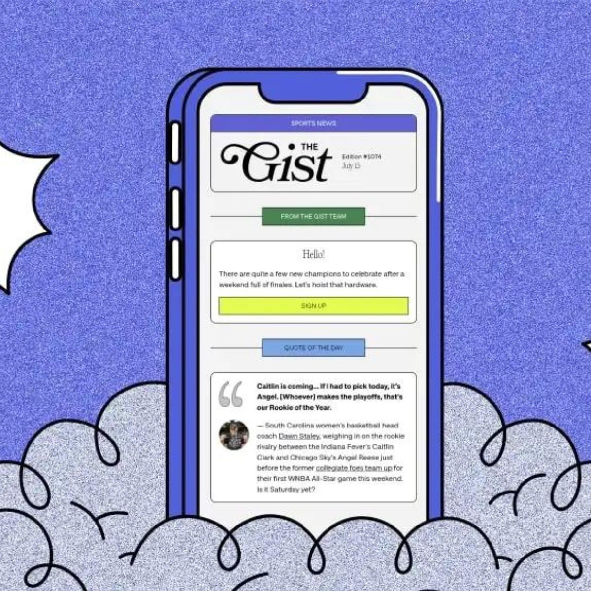 Heather Bradley gives us 'the gist' on where to get sports news - The Honest Talk